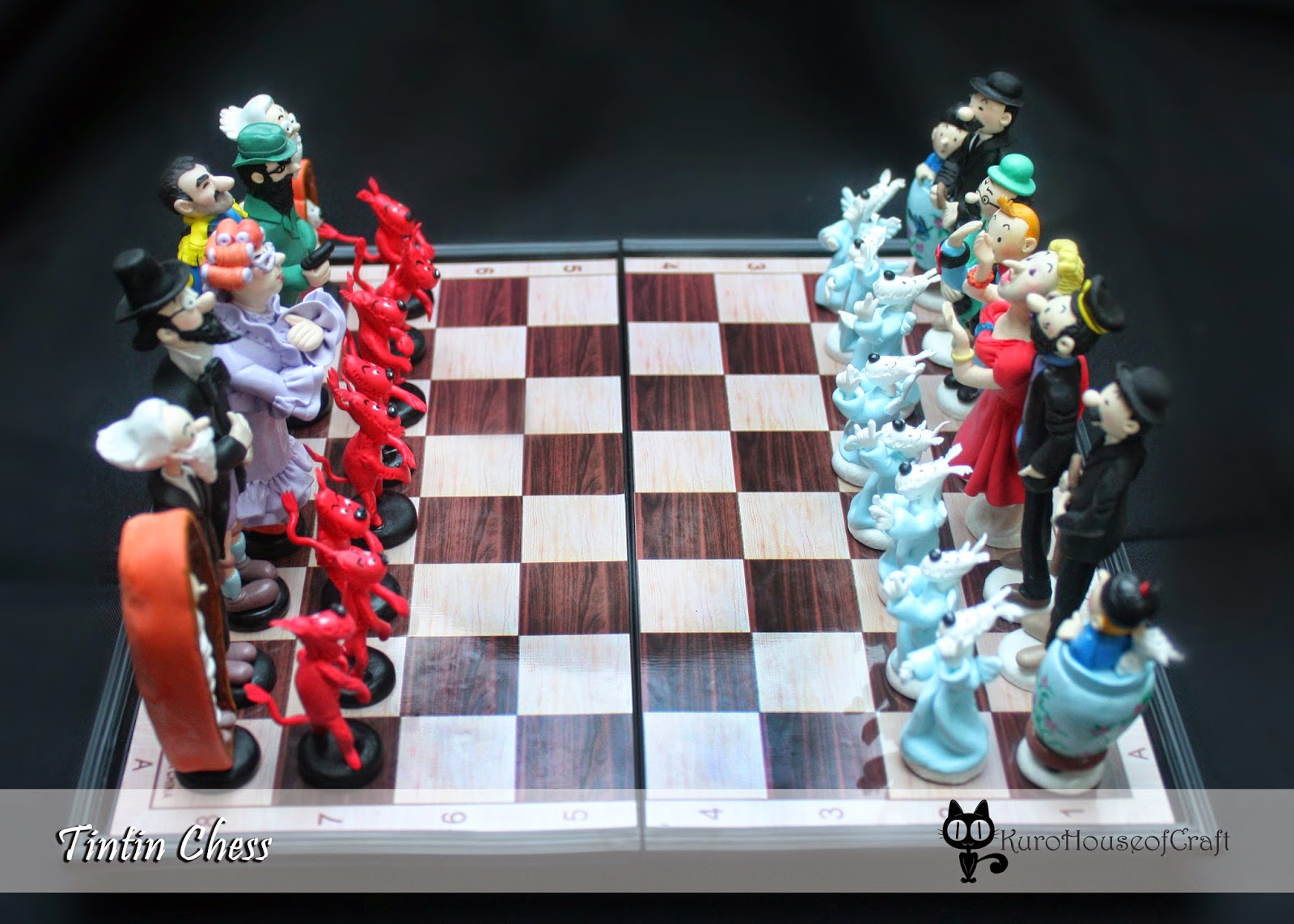 KuroHouse of Craft: Tintin Chess (Catur Tintin)
