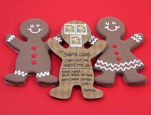 Project Denneler: Gingerbread Man Postcard