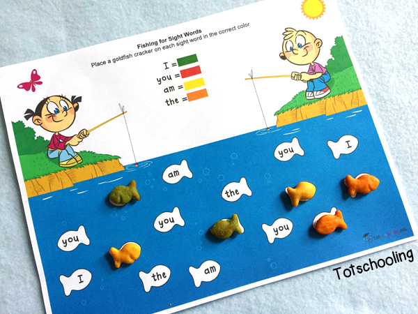 Goldfish Crackers Math & Literacy Pack