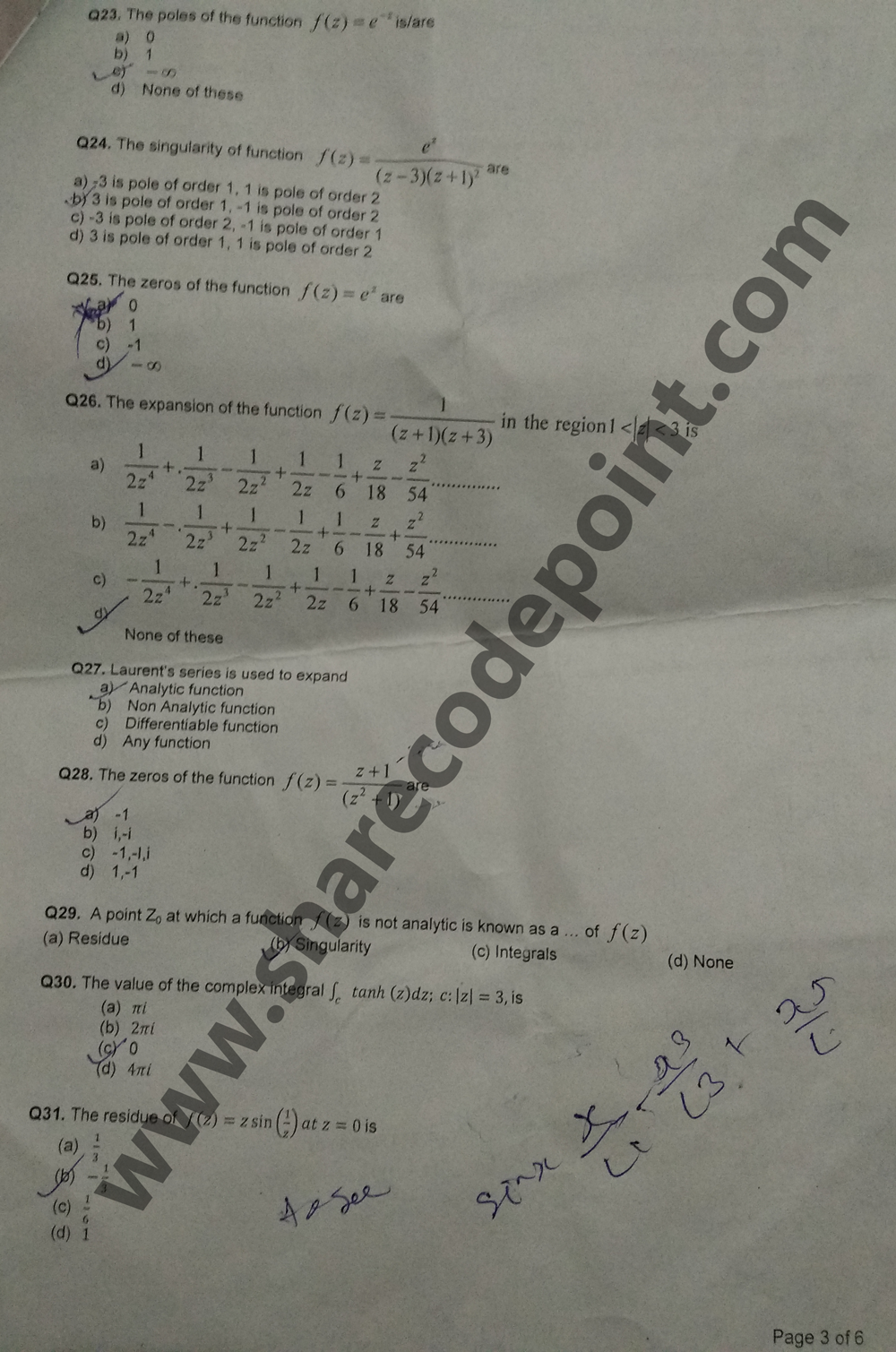MTH213 : Complex Algebra End Term Exam Question Paper - MTH 213 - Lpu ...