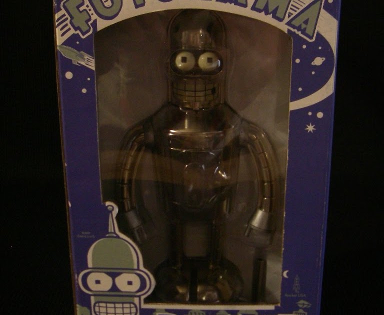 ROCKET USA FUTURAMA BENDER DIE CAST ROBOT ACTION TOY