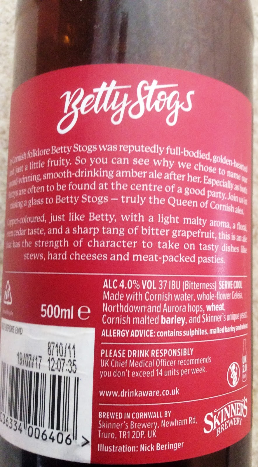 OUTSTANDING WINES .... : THE LABELS ARE ALMOST AS MUCH FUN AS THE BEER