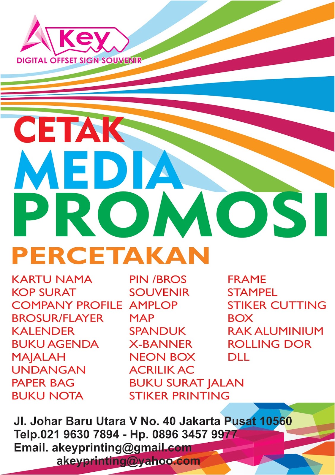 percetakan dan media promosi