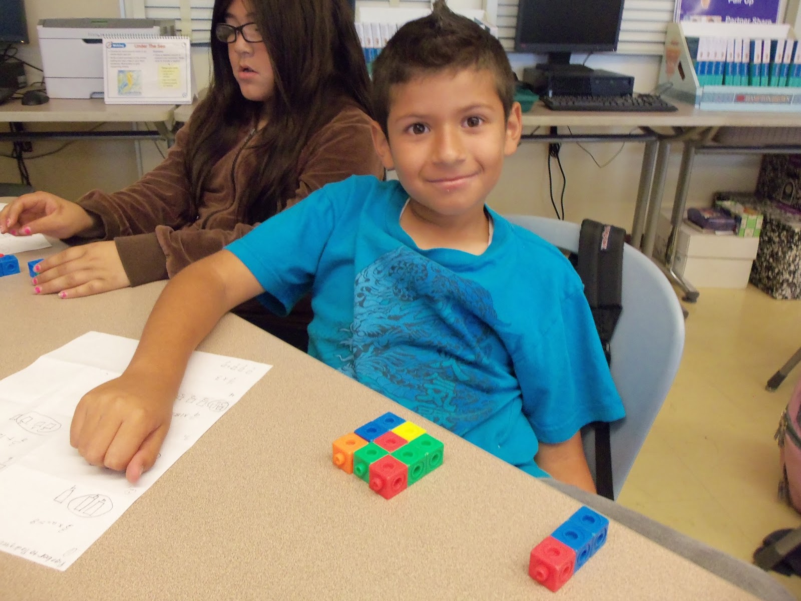 Mom and Me Math Activities: 4.NF.B.4 Multiplying Fractions with Snap Cubes