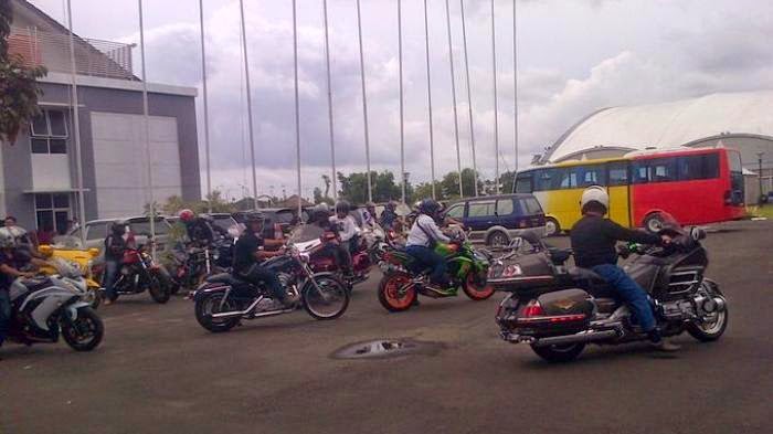 Motor Besar Club Palembang: 70 Bikers Ikuti Safety Riding IMI Kerja ...