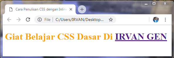 Tuliskan Format Penulisan Css Untuk Memberikan Warna Pada Teks | Ide ...