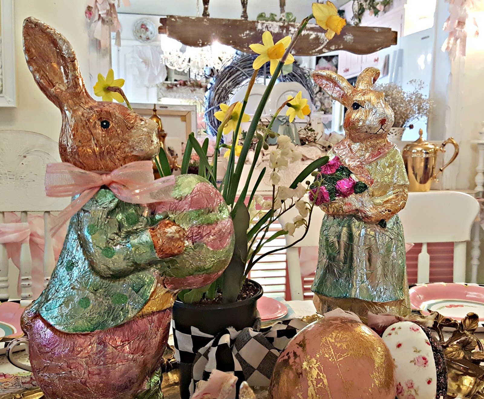 Penny's Vintage Home: MacKenzie Childs Style Tablescape