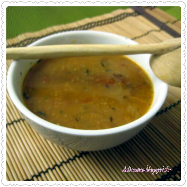 Délices and co: TCHICHA BE ZAATAR - SOUPE ALGERIENNE AU THYM SAUVAGE ET ...