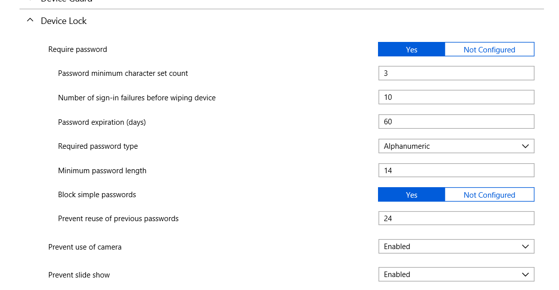 Gerry Hampson Device Management: 2018