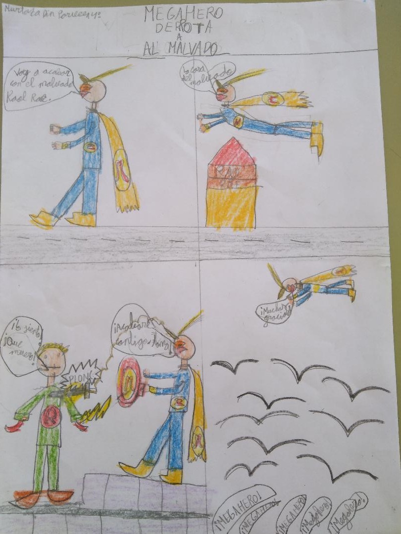 Aprender Leyendo: LOS CREADORES DEL CÓMIC (4º DE PRIMARIA)