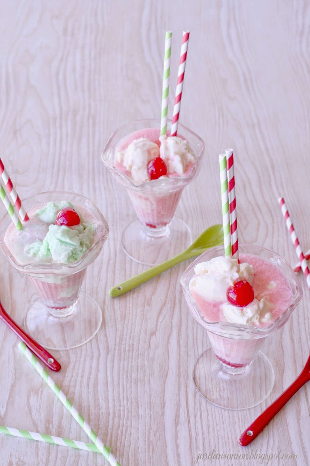 Cherry Limeade Floats | Jordan's Easy Entertaining