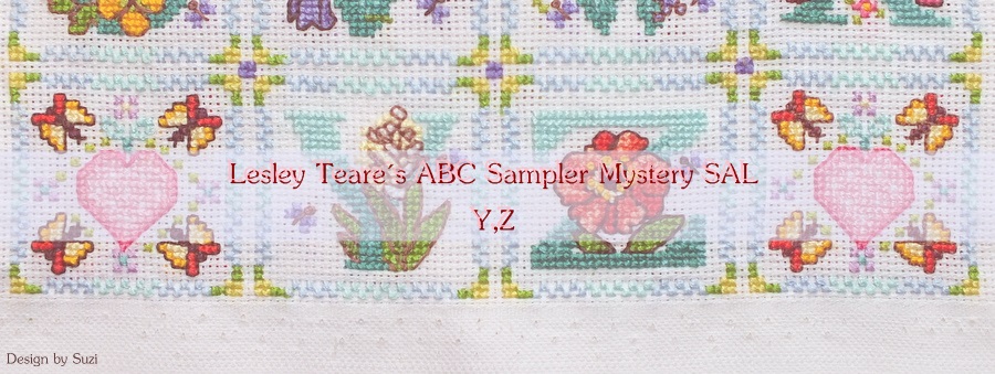 Y, Z (Lesley Teare´s ABC Sampler Mystery SAL) - Design by Suzi