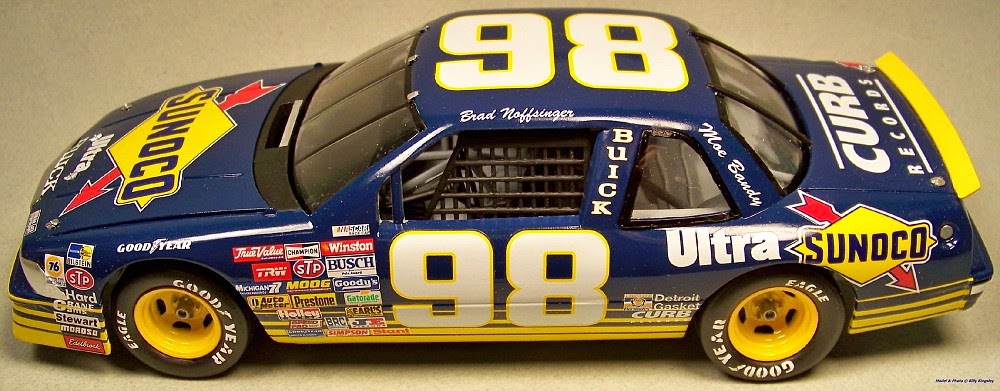 Scale Modeling History: NASCAR-1988 Brad Noffsinger #98 Sunoco Buick