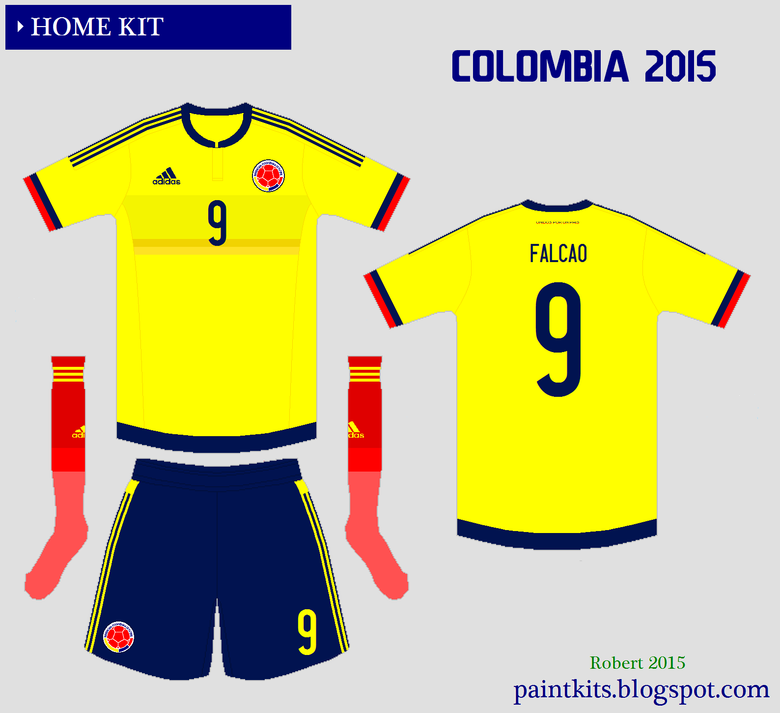 Paint Kits: Selección de Colombia 2015