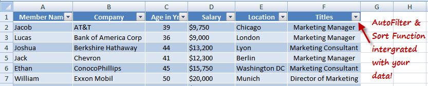 Microsoft Excel Tips Create A Table In Excel 2007 Microsoft Excel Tips Create A Table In Excel 2007
