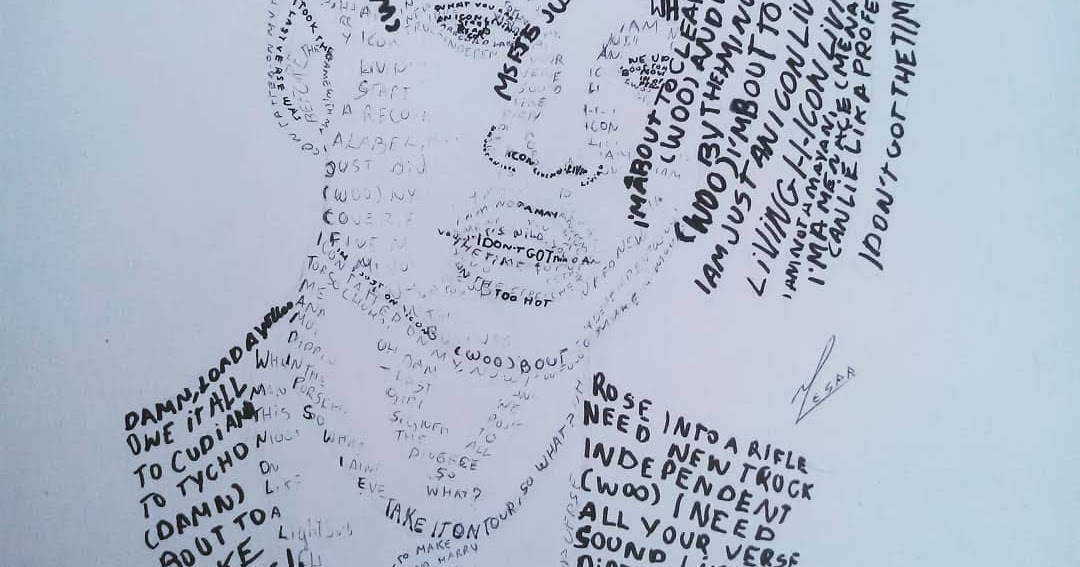 Wellerson Cesar: Drawing with Lyric music - Jaden Smith - Icon