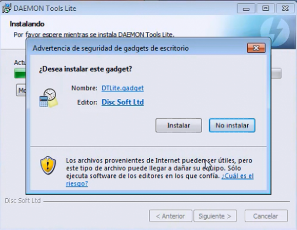 Instalar Daemon Tools Lite