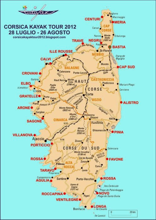 Corsica Kayak Tour 2012: This is the trip!