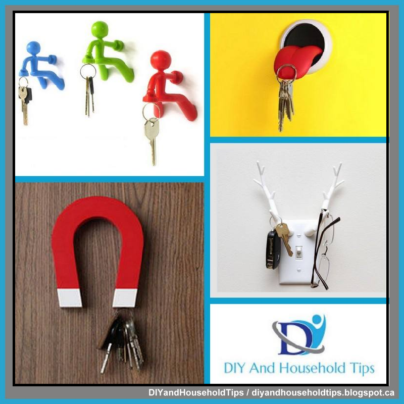 DIY And Household Tips: 30 Awesome and Creative Key Holder Designs