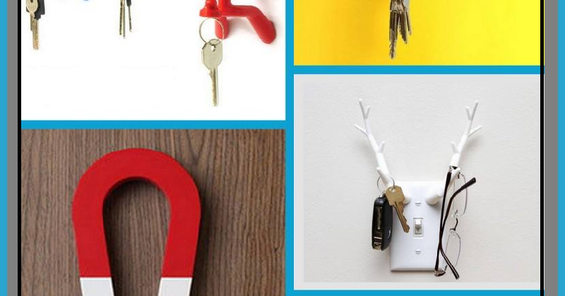 DIY And Household Tips: 30 Awesome and Creative Key Holder Designs