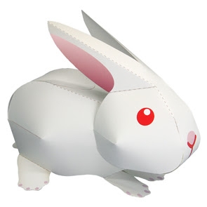 Papercraft - Cute Rabbit - Papercraft4u | Free Papercrafts, Paper Toys ...