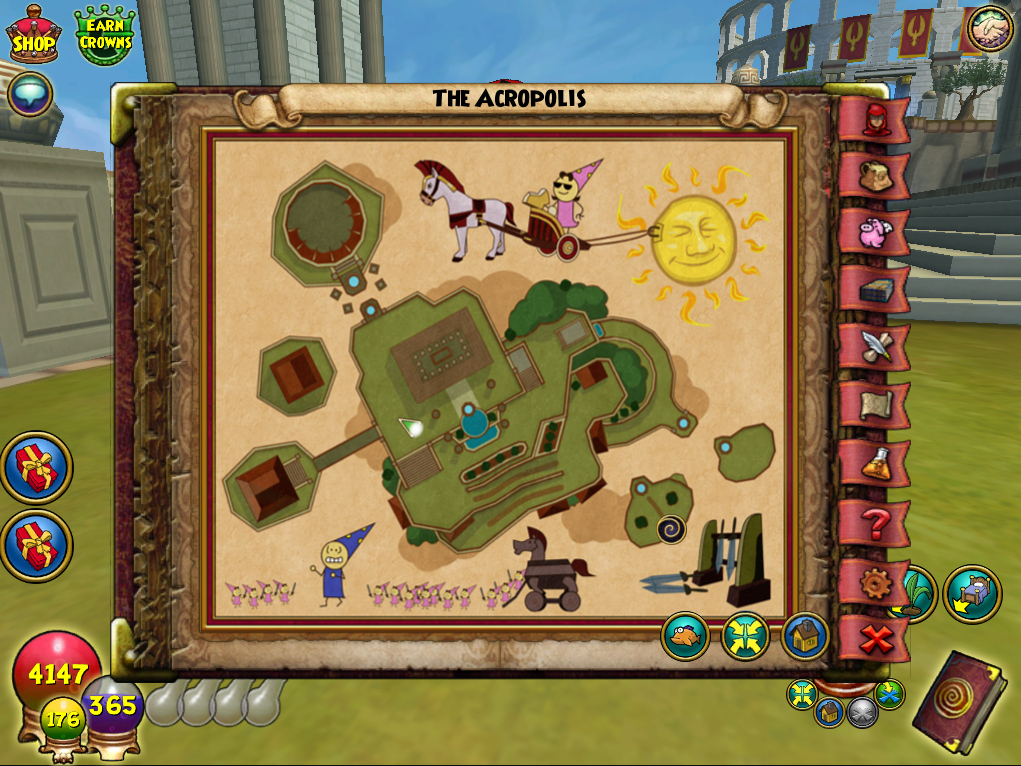 Acropolis House Map - Swordroll's Blog | Wizard101 & Pirate101