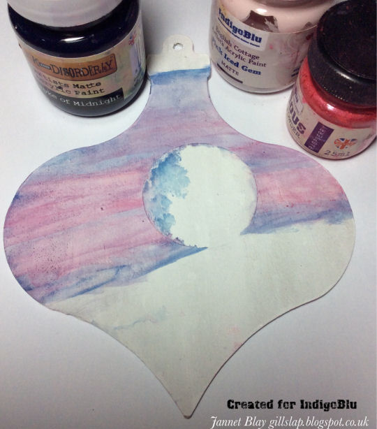 IndigoBlu Blog: Christmas Moon Baubles