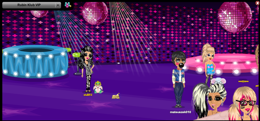 MovieStarPlanet Roki-Patki: Klub Vip na MSP