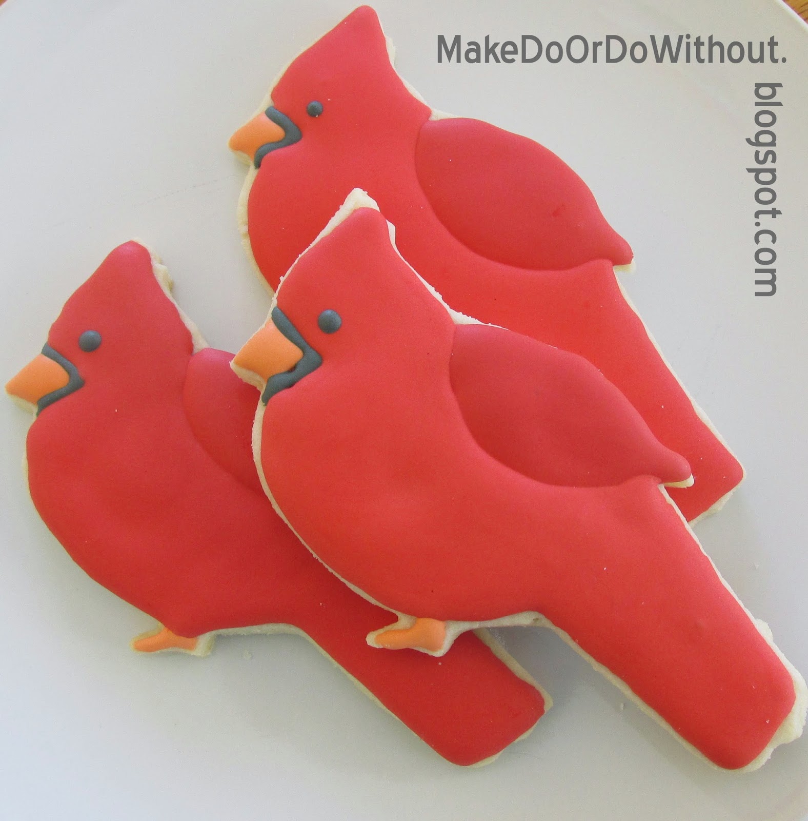 Make Do: Cardinal Cookies
