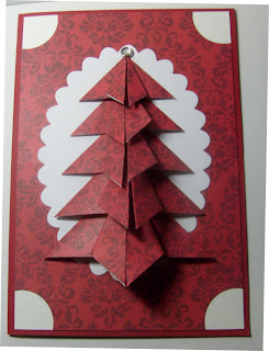 Night Owl Designs: Folded Christmas Tree Card Tutorial