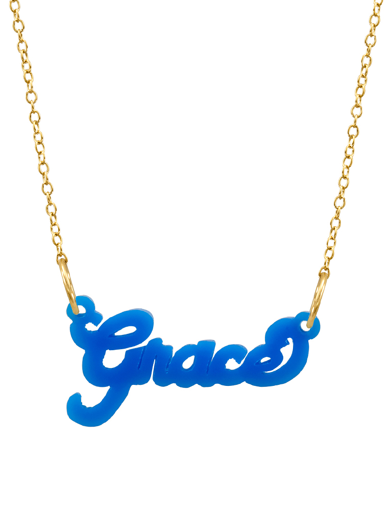 Just Lovely: Nameplate Necklace