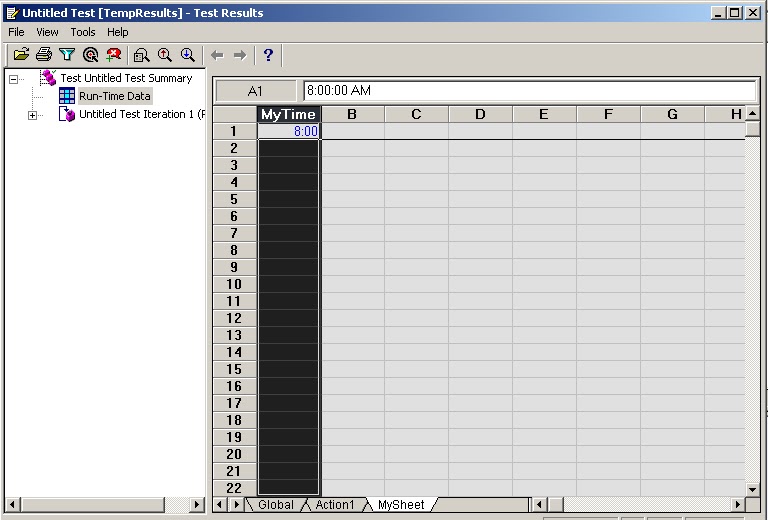 QA Knowledge: QTP DataTable