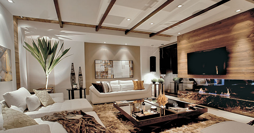 Decoración de Salas para Espacios Amplios y Grandes ~ Diseño y Decoración