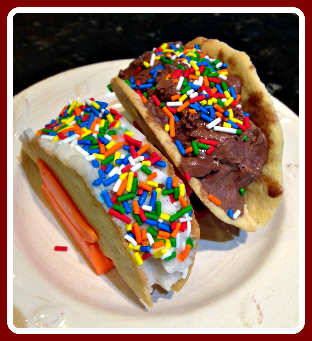 Arizona Renaissance Woman: 51. Ice Cream Tacos with Vanilla Cookie ...