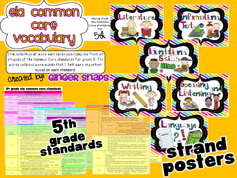 Ginger Snaps: SALE and more Common Core ELA