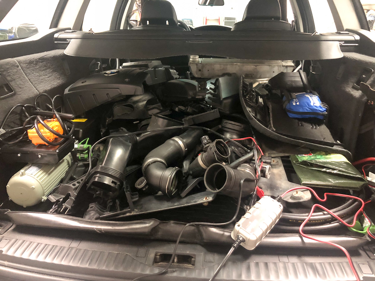 BMW 535xiT Turbo Replacement Project - Prep for Pulling the Engine ...