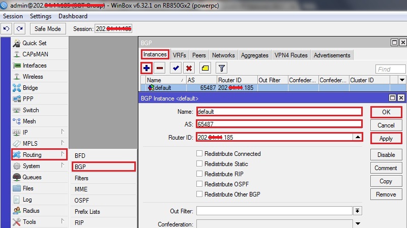 Life Is Routing: Mikrotik | BGP Configuration