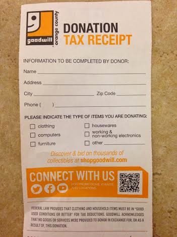 Donated Goods to Goodwill | It has grown on me!