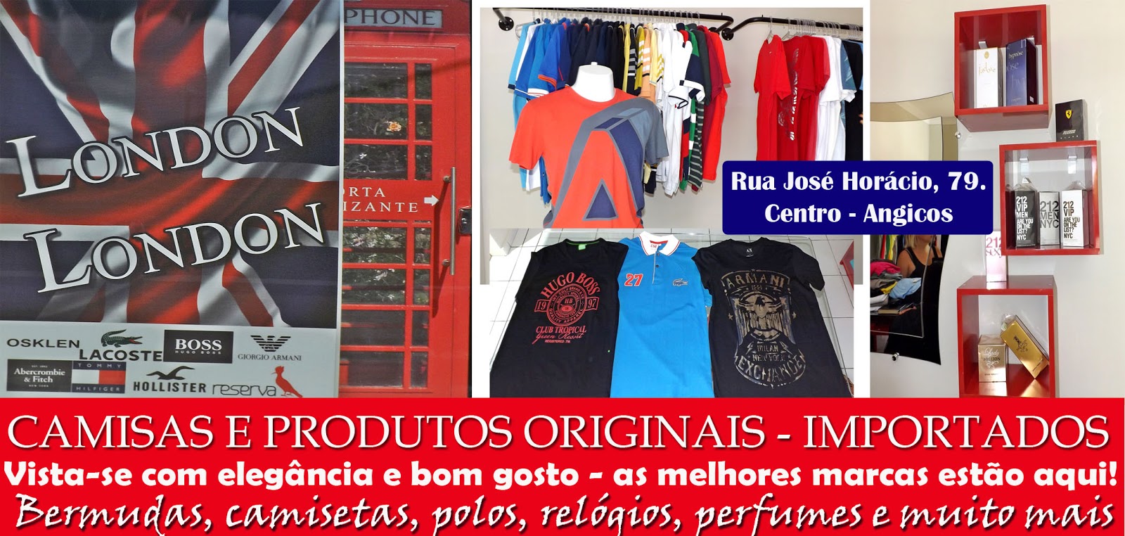 Blog do Carlos Costa: VISITE A LONDON LONDON! MARCAS ORIGINAIS E ATÉ 20 ...