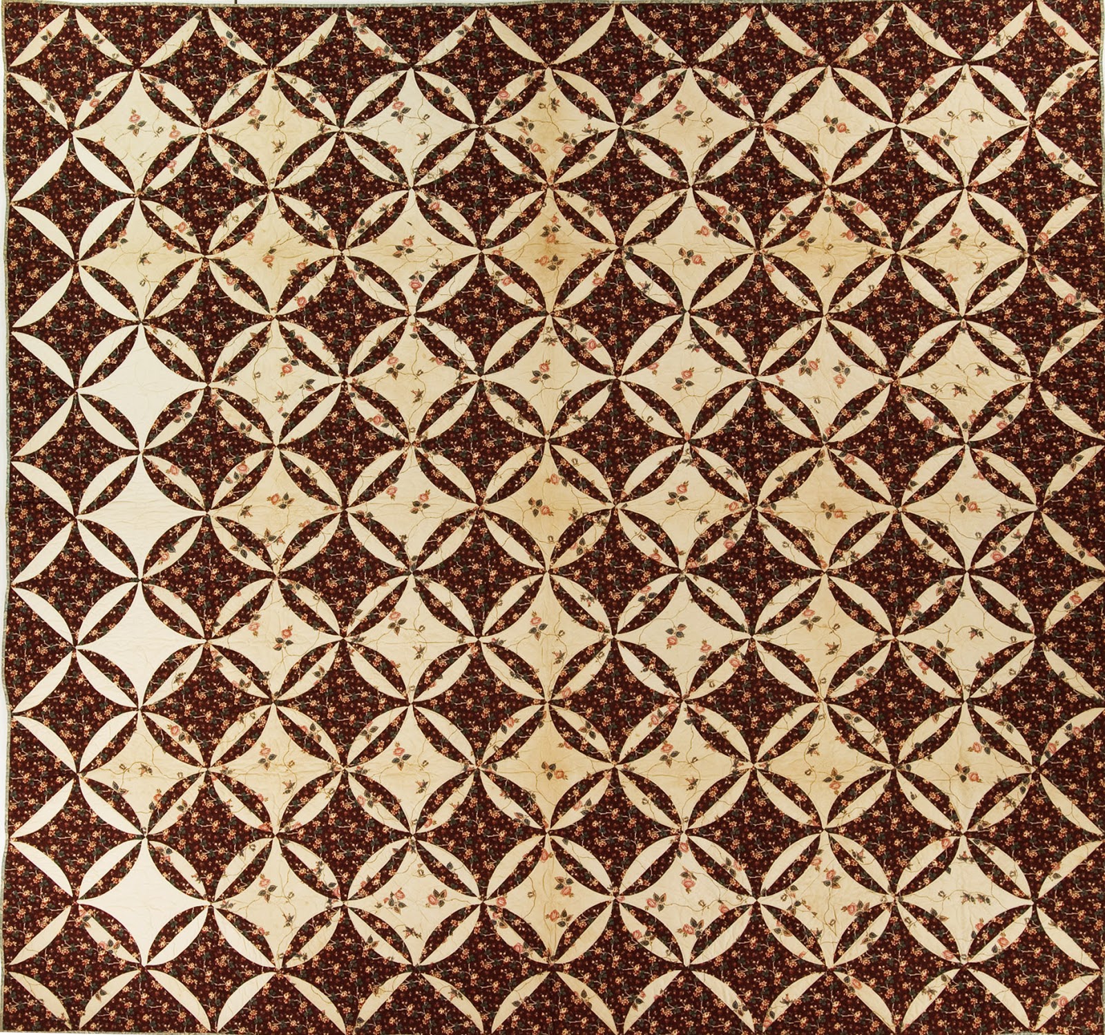 Barbara Brackman's MATERIAL CULTURE: Dark Ground Chintzes #5: Earliest ...