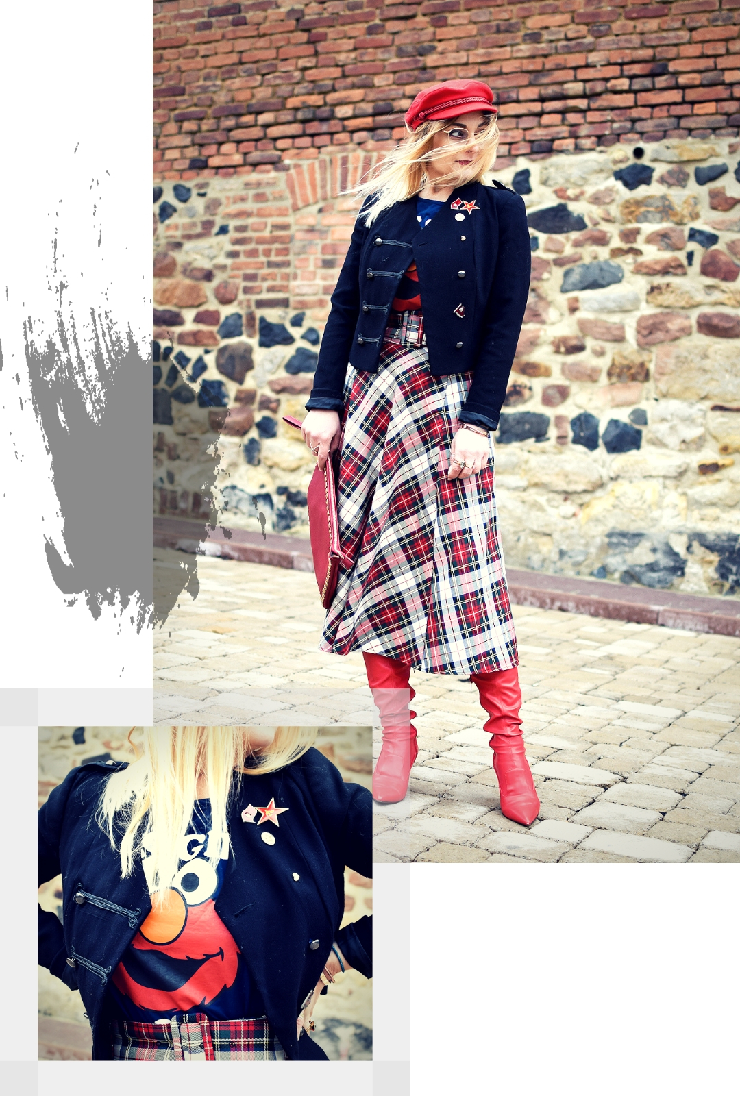 Mein Trick für rote Accessoires / Signalfarbe Rot / Outfit