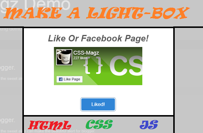 Make a beautiful Light-box for images in HTML5, CSS and JavaScript ...
