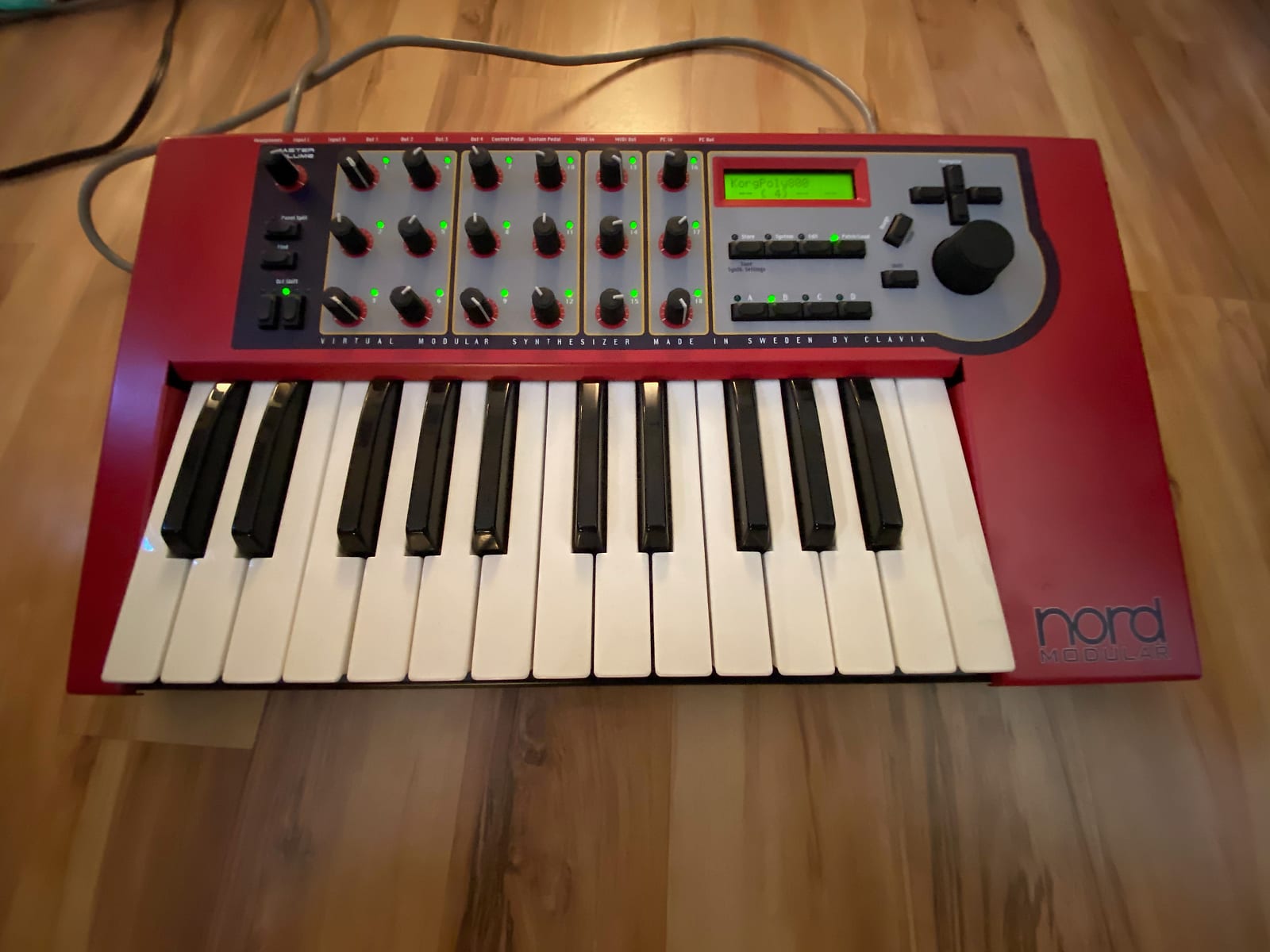 MATRIXSYNTH: Nord Modular G1 SN 99091235