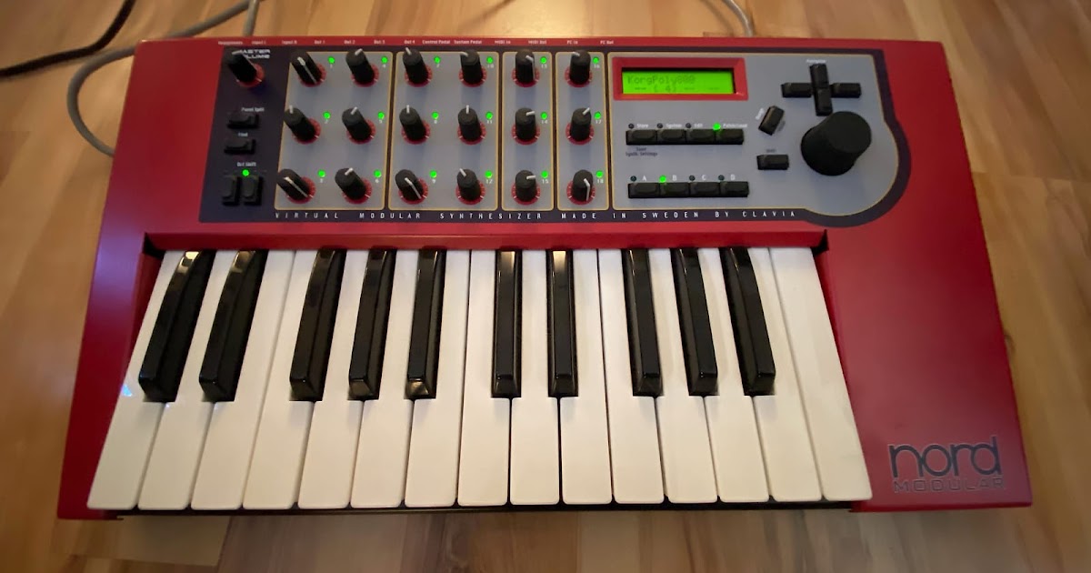 MATRIXSYNTH: Nord Modular G1 SN 99091235