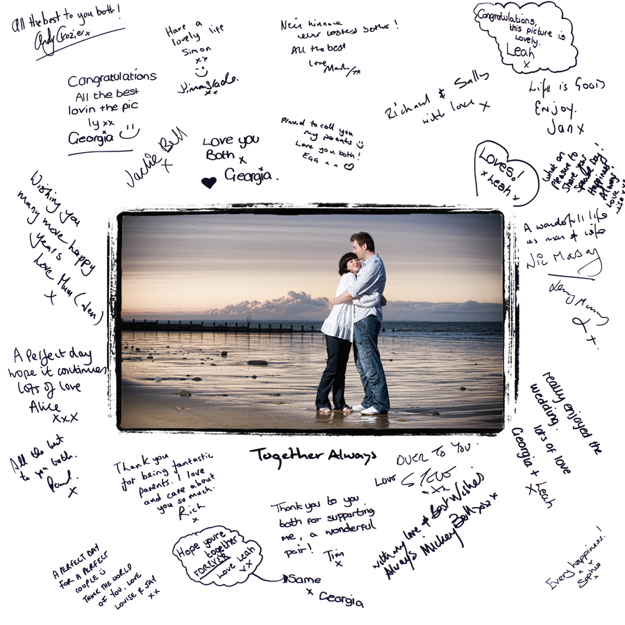 Insight Photography: Wedding Guest's Signing Board - A Huge Hit!