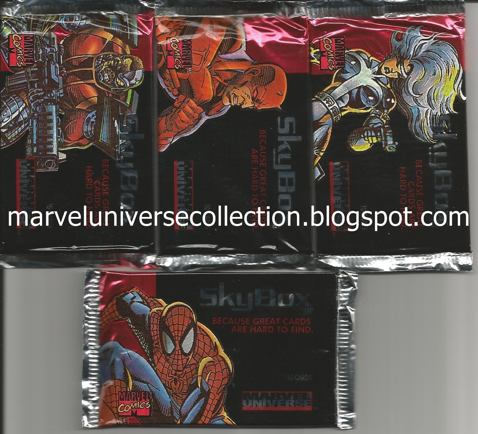 My Marvel Universe trading card collection: Marvel Universe Series IV packs