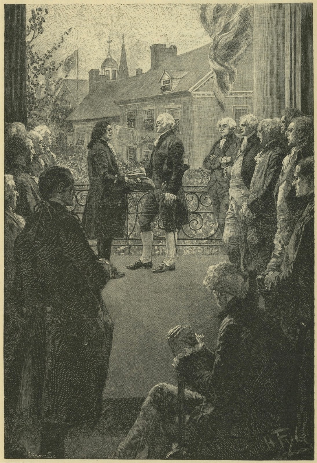 Howard Pyle: George Washington’s First Inauguration