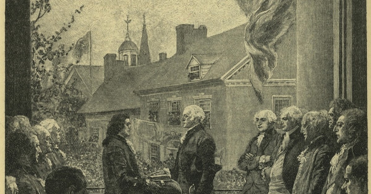 Howard Pyle: George Washington’s First Inauguration