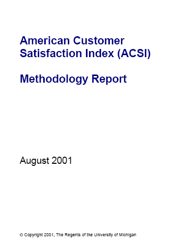 Survey 'N: Methodology Customer Satisfaction