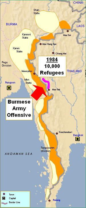 Hla Oo's Blog: A Brief History of Thailand Burma Border Situation (2007)